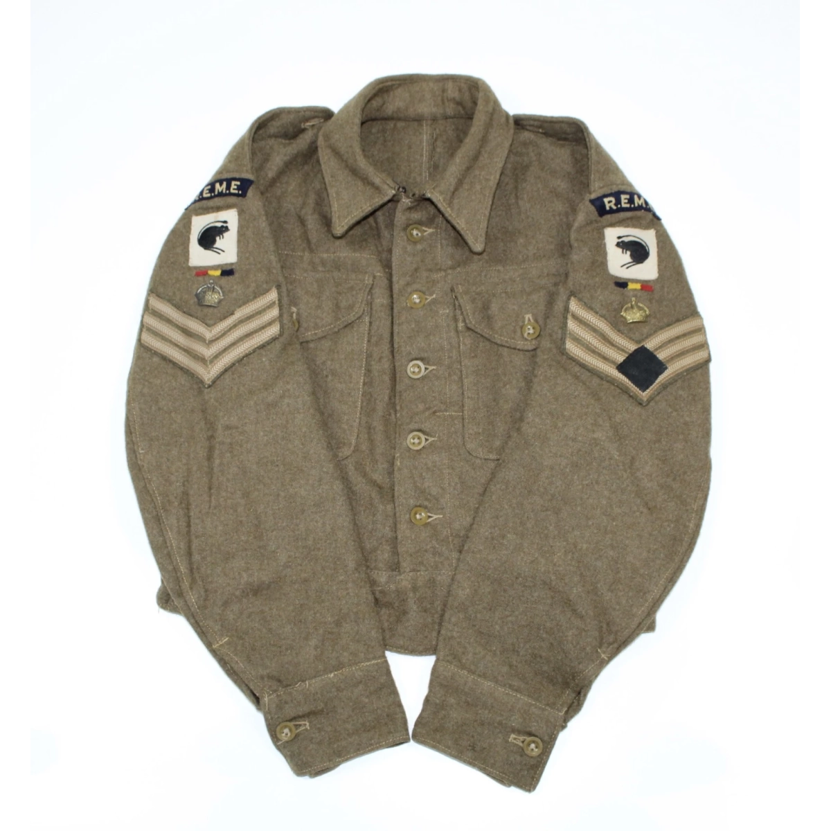 Battledress Staff Sergeant REME - 4th Armoured Brigade